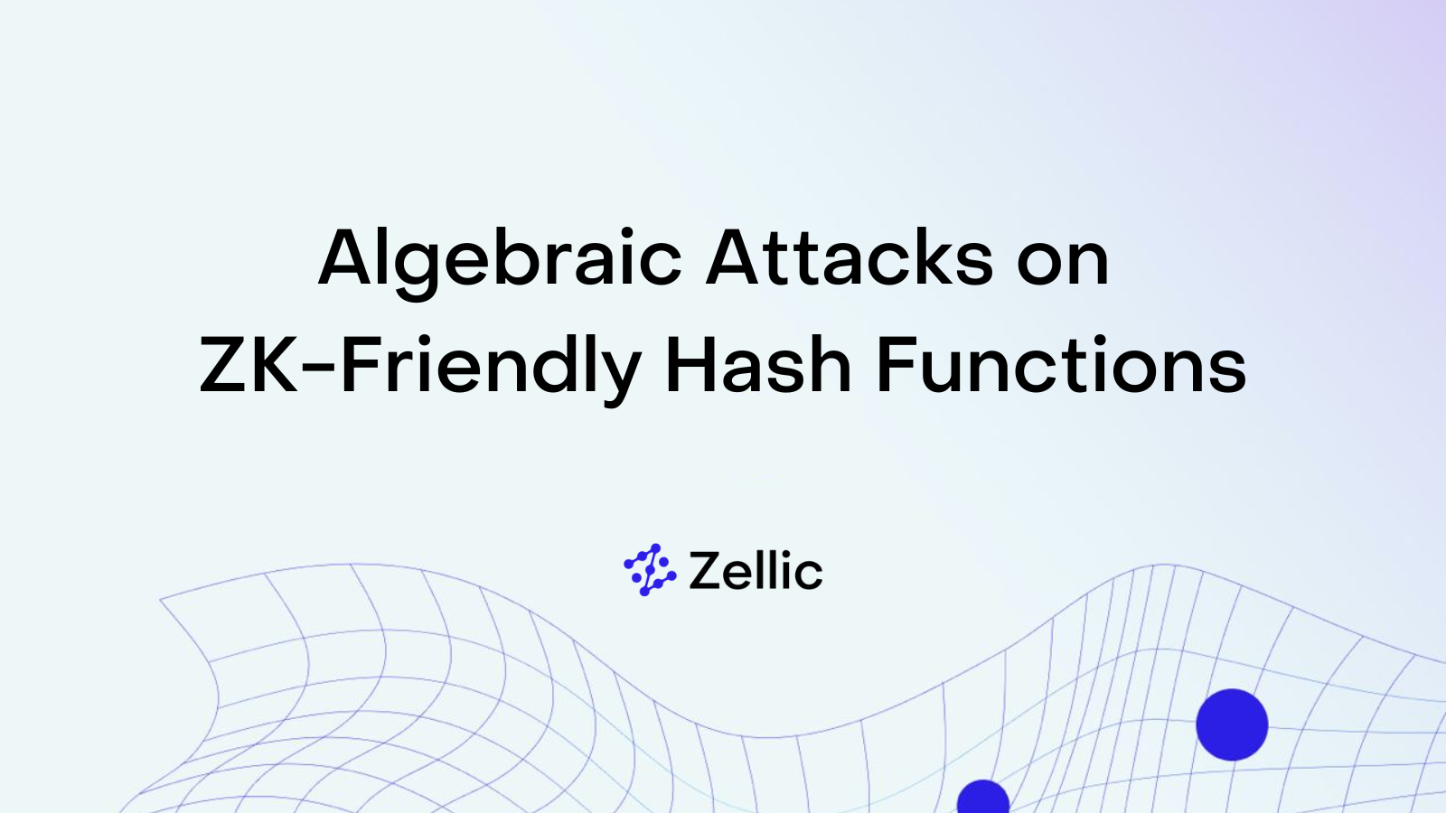 Algebraic Attacks on ZK-Friendly Hash Functions